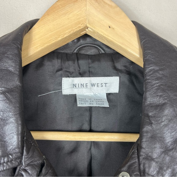 Nine West | Jackets & Coats | Vintage Nine West Leather Jacket | Poshmark